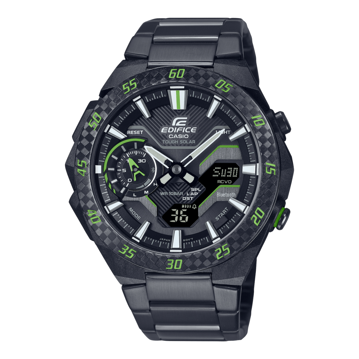 Casio Edifice Windflow ECB-2200RC-1A3 Carbon Fiber Tough Solar Watch