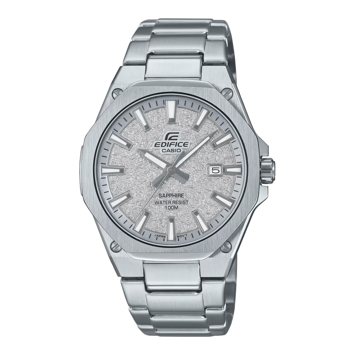 Casio Edifice EFR-S108DE-8AV Sapphire Crystal Steel Grey Men Watch
