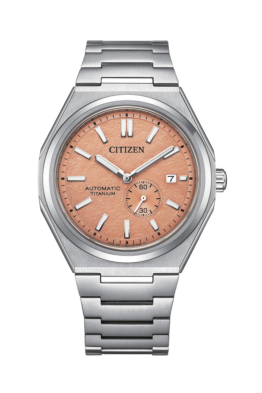 Citizen Zenshin NJ0180-80Z Salmon Super Titanium Automatic Men Watch
