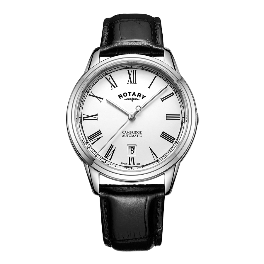 Rotary GS05250/01 Sapphire Leather Automatic Men Watch