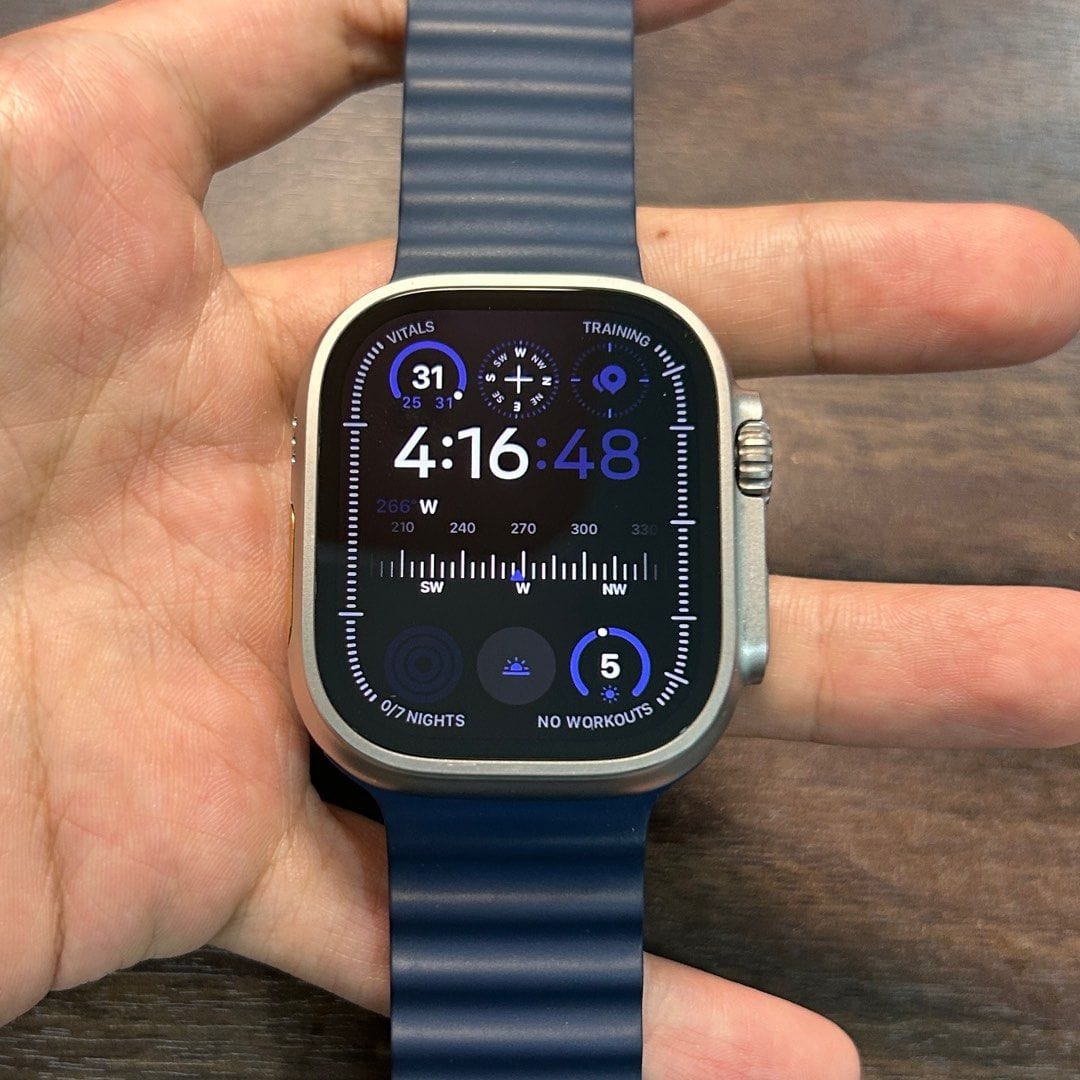 [Pre-Owned] Apple Watch Ultra 2 (Blue Ocean) 49mm Titanium Smartwatch