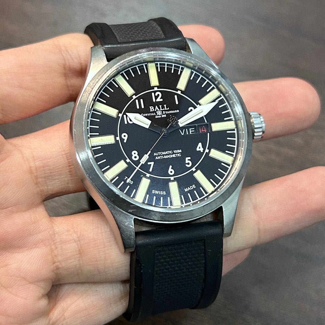 [Pre-Owned]Ball Engineer Master II Aviator NM1080C Automatic Men Watch