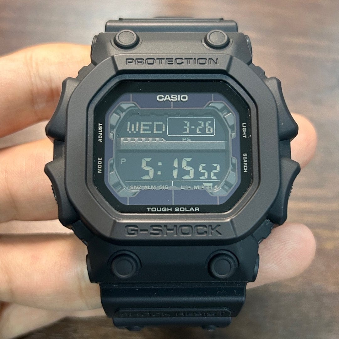 [Pre-Owned] Casio G-Shock King GX-56BB-1 Black Tough Solar Men Watch