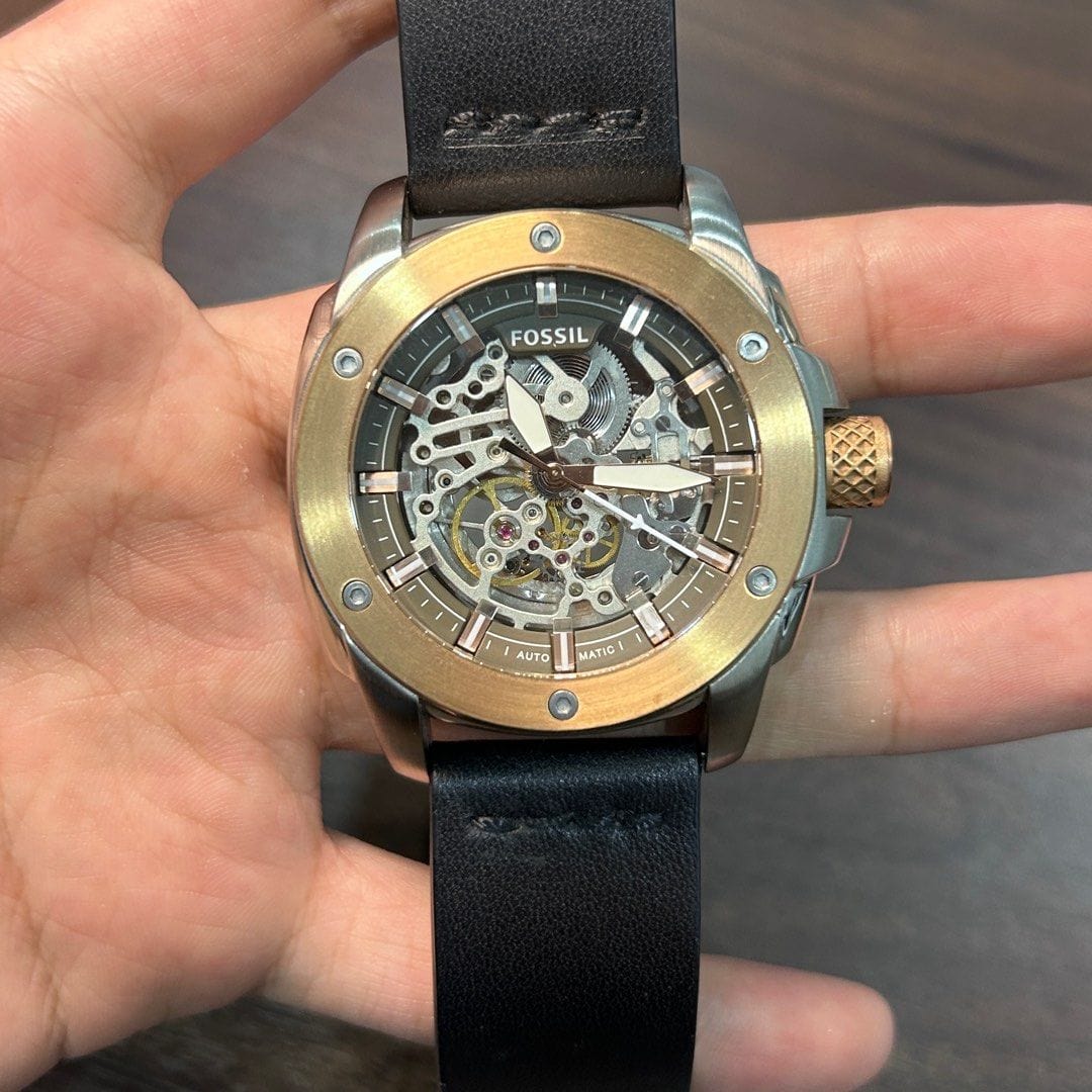 [Pre-Owned] Fossil ME3082 Modern Machine Skeleton Automatic Men Watch