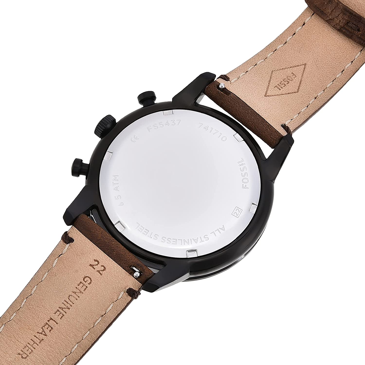 Fossil FS5437 Townsman Chronograph Brown Leather Gents Watch